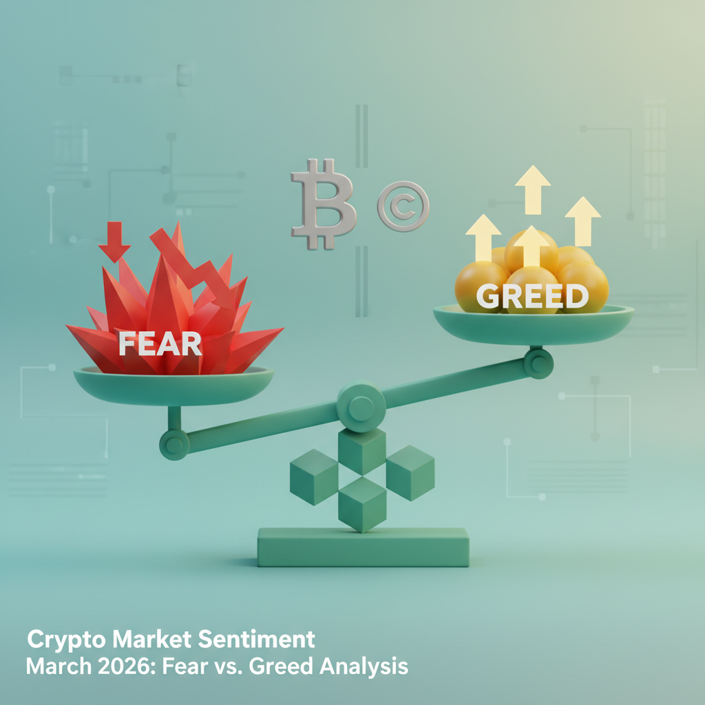 Crypto Market Sentiment March 2026: Fear vs. Greed Analysis - Coinsys.io